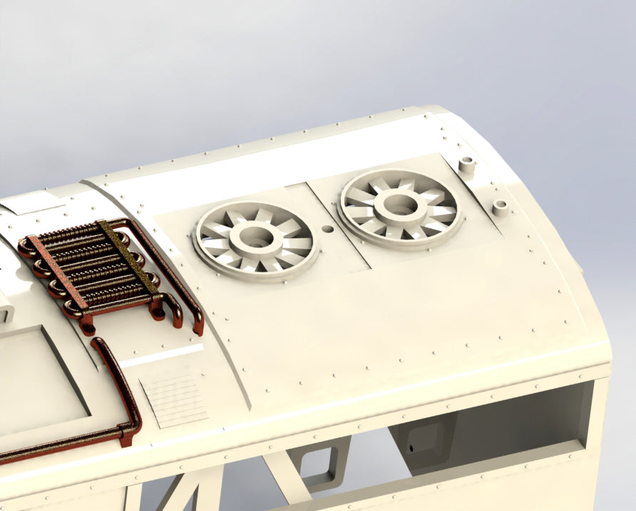 Chicago, Rock Island EMC AB6 H0 Locomotive Body – 3DModelShop